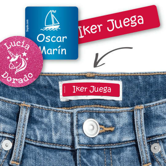 Pegatinas para ropa: Sin disolventes - Envío gratis | Soyde