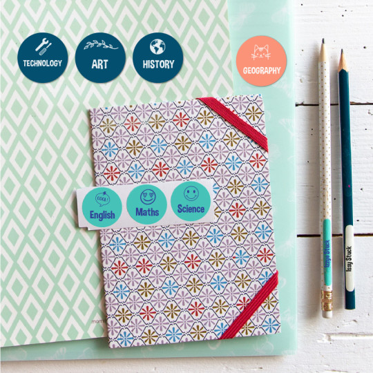 Individually personalised round stickers. Ultra thin, resistant and ...