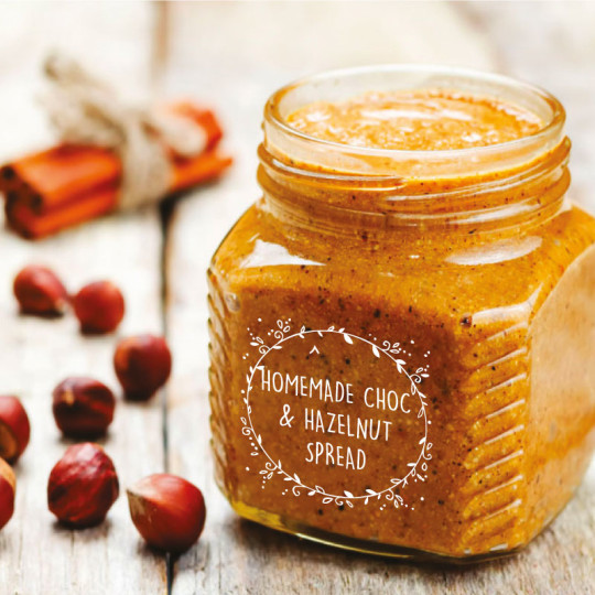 Jam jar stickers: Printed with solvent free inks | Mine4Sure