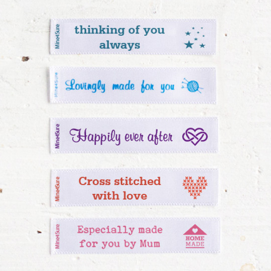 Sew in Name Labels - From 10 labels | Mine4Sure