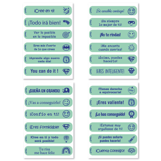 24 pegatinas con frases motivadoras y positivas | Soyde