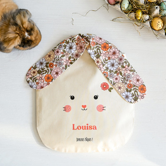 Le Sac de Pâques personnalisable pour la chasse aux oeufs - A-Qui-S