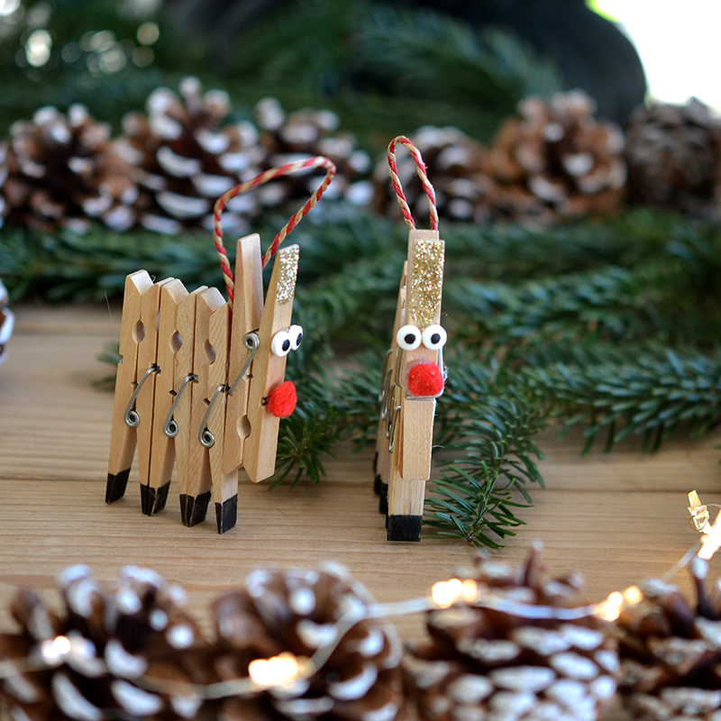 Christmas DIY: Rudolph the red nosed reindeer tree decoration ...