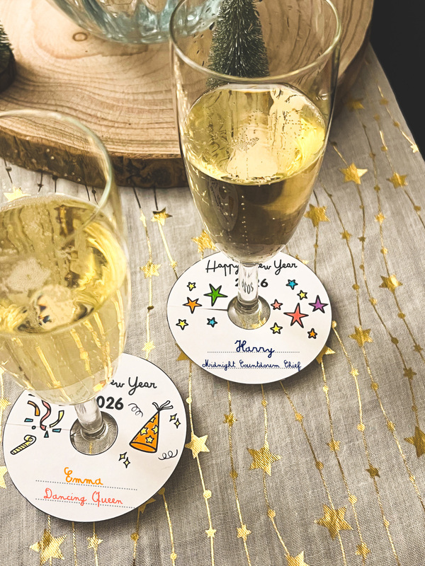 "Happy New Year" personalised glass markers - Mine4Sure's Blog